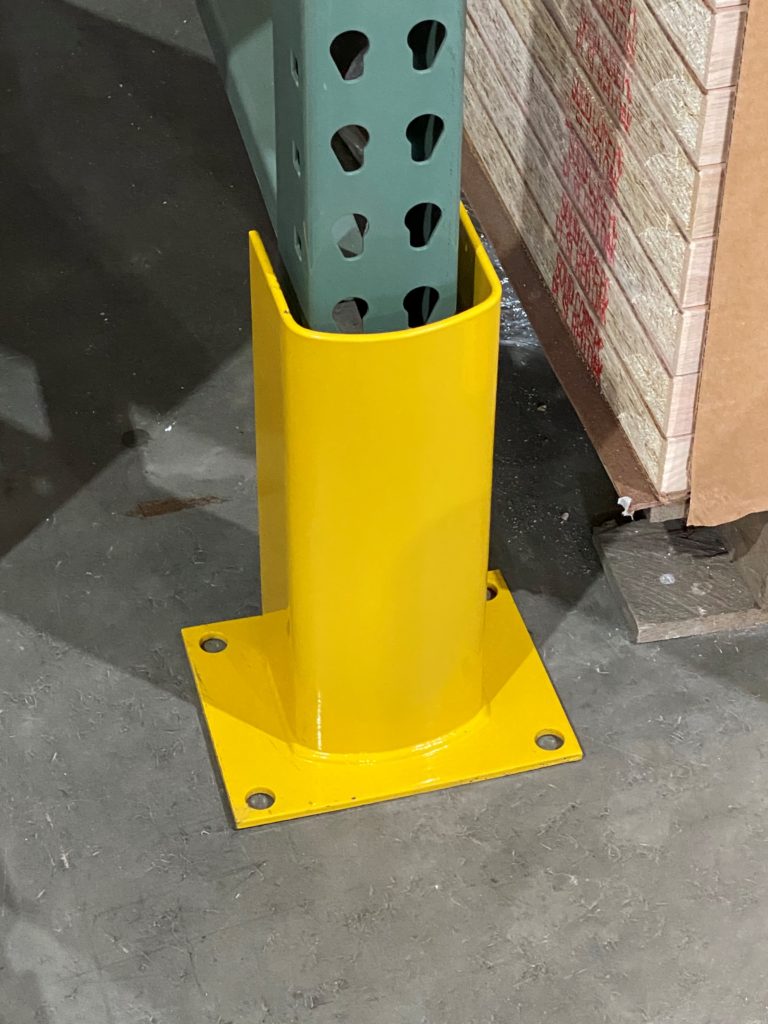 Column Protectors for Pallet Rack Upright Frames