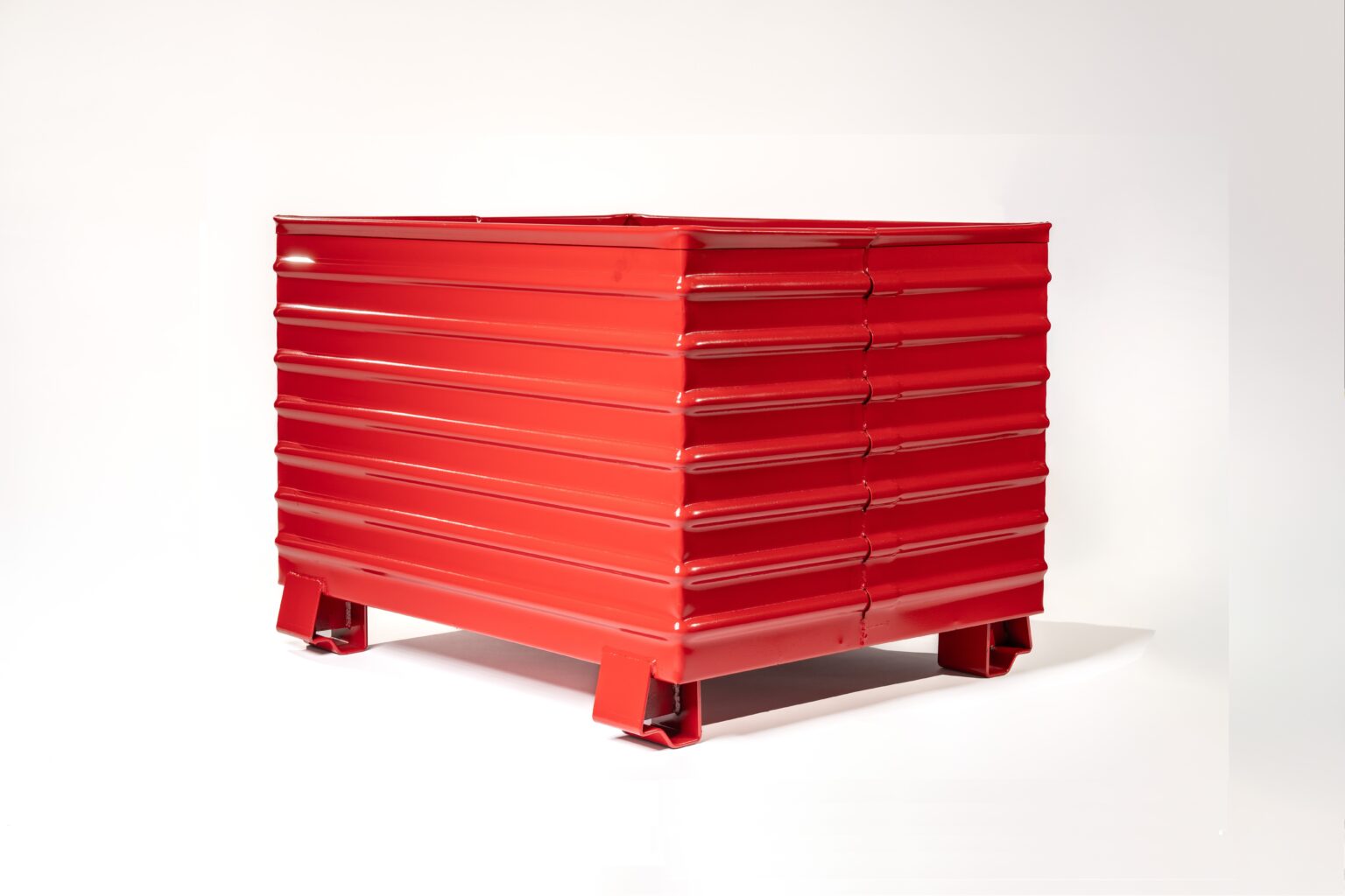 Round Corner Corrugated Steel Container