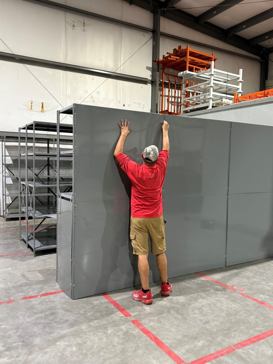 Closed Industrial Steel Shelving | Enclosed Metal Shelving Units