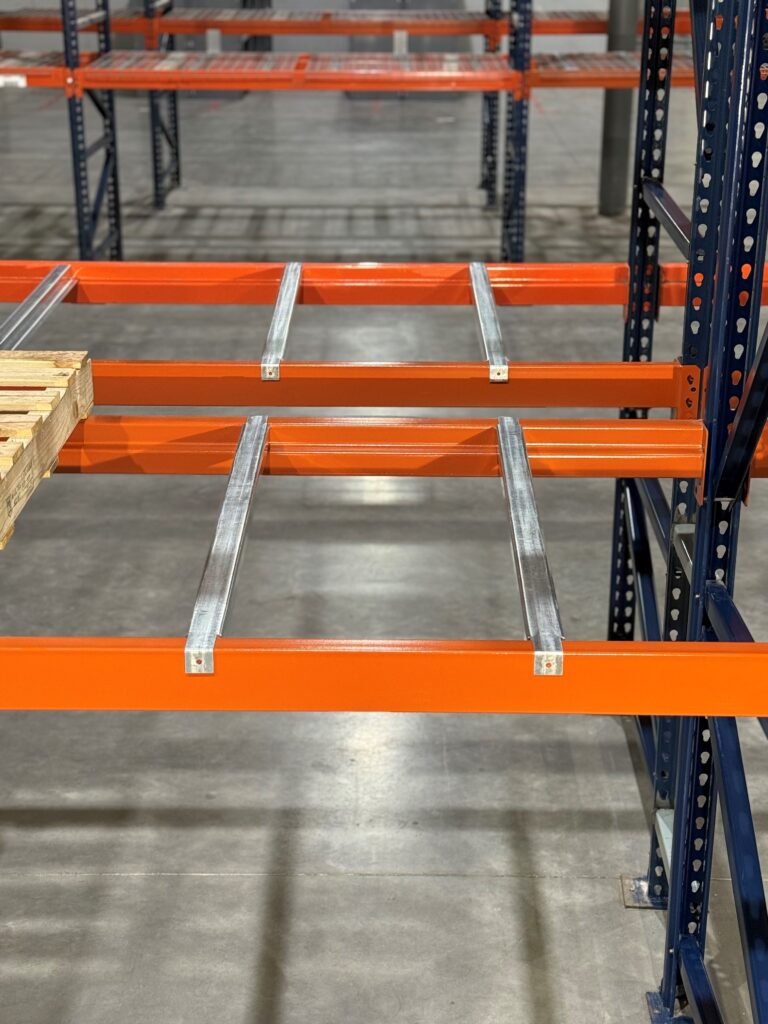 Double Flanged Pallet Supports | Selective Pallet Racking System