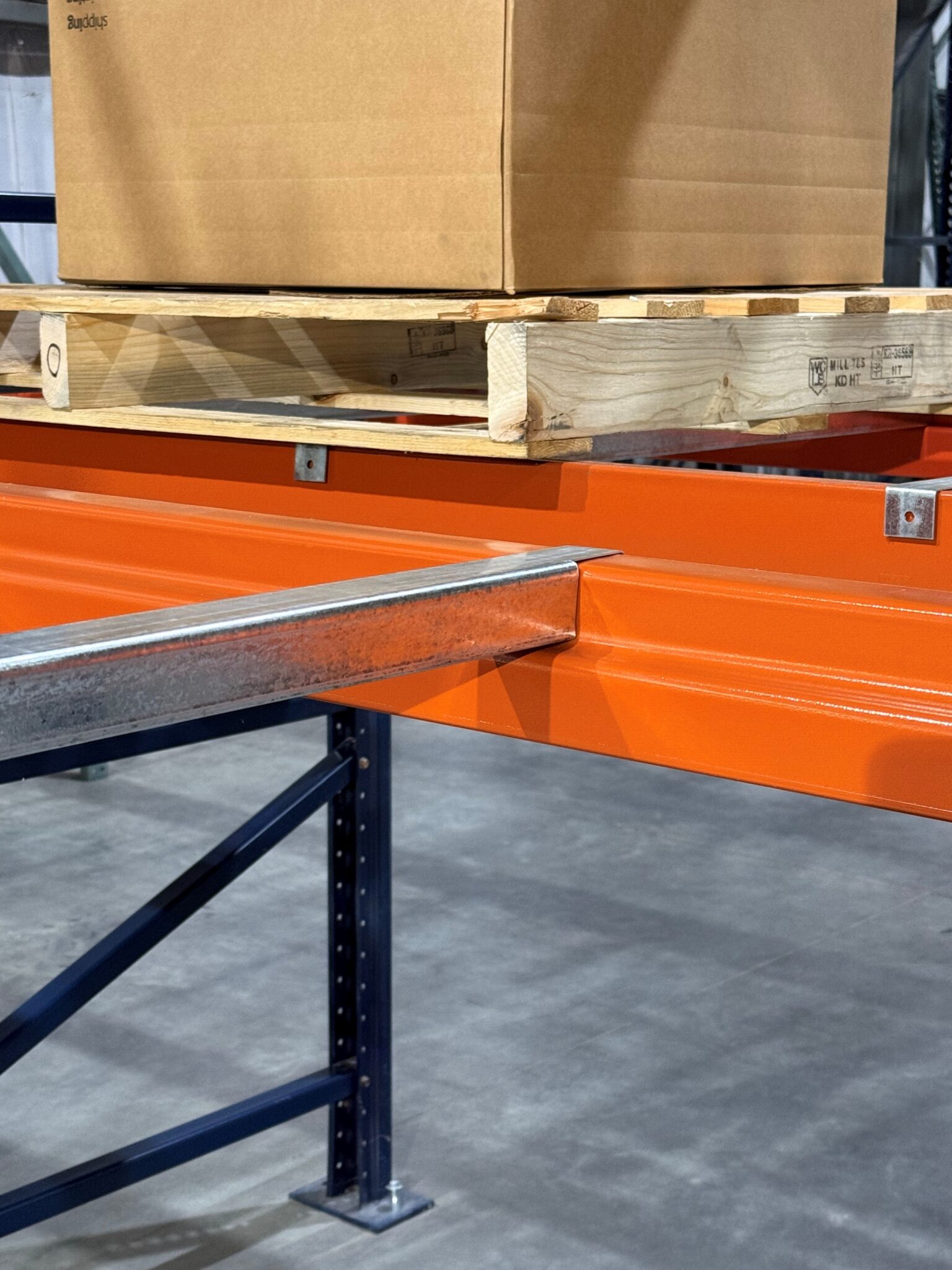 Double Flanged Pallet Supports | Selective Pallet Racking System