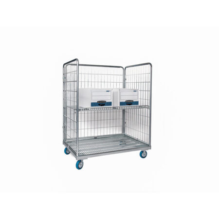 Nashville Wire Rolling Carts with Shelves | Heavy-Duty Wire Carts