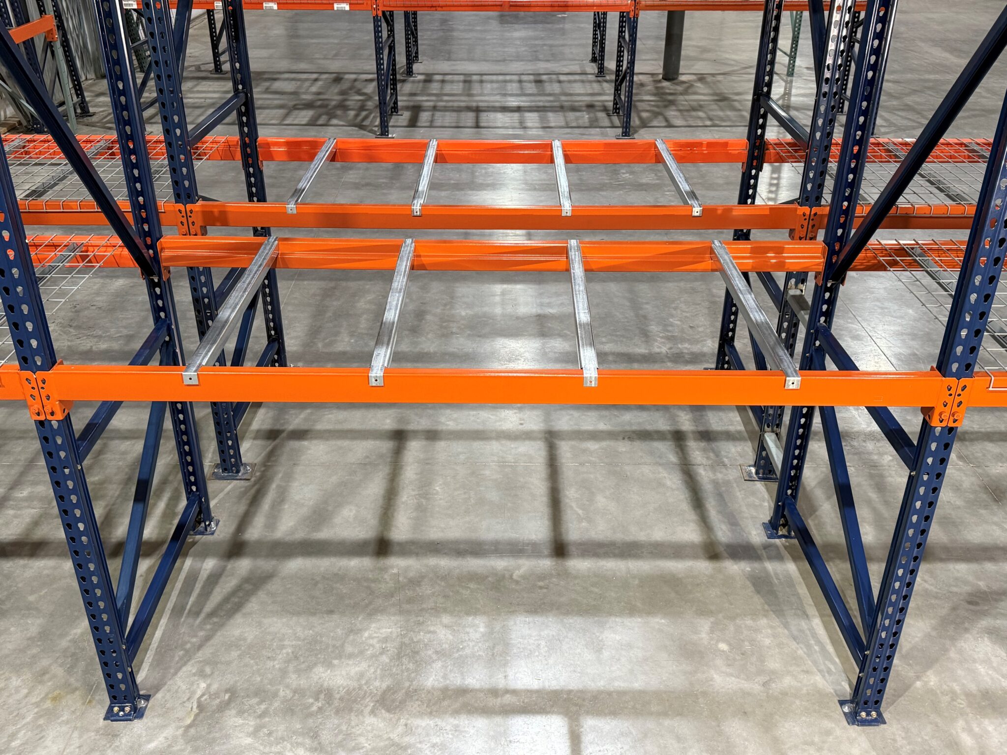 Double Flanged Pallet Supports | Selective Pallet Racking System