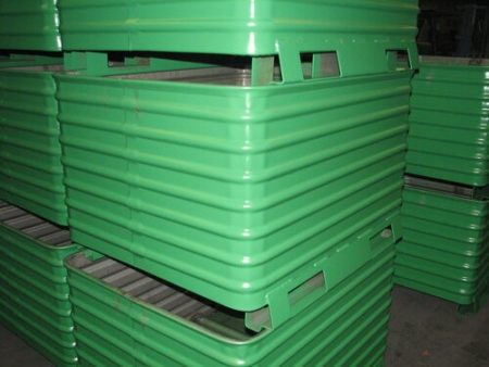 Round Corner Corrugated Steel Container