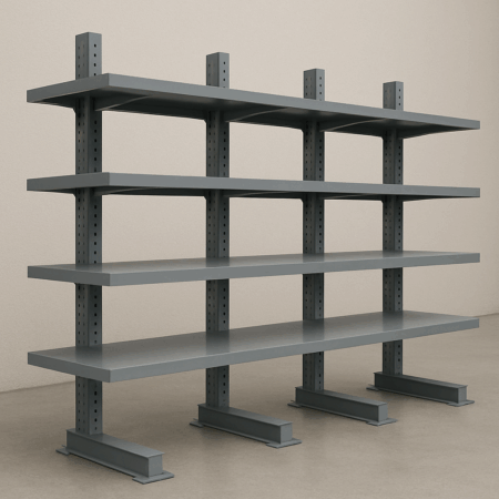 Cantilever Racks & Heavy-Duty Shelf Systems for Warehouses