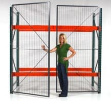 Pallet Rack Gates | Pallet Rack Security Cages