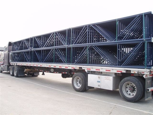 Truckload of Teardrop Uprights | Bulk Rack Orders