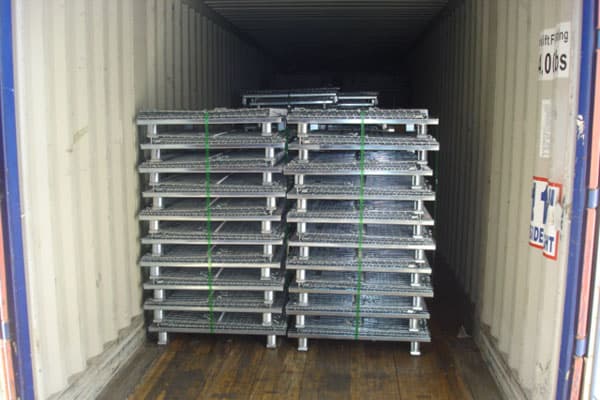 Truckload of Wire Baskets | Bulk Container Shipping
