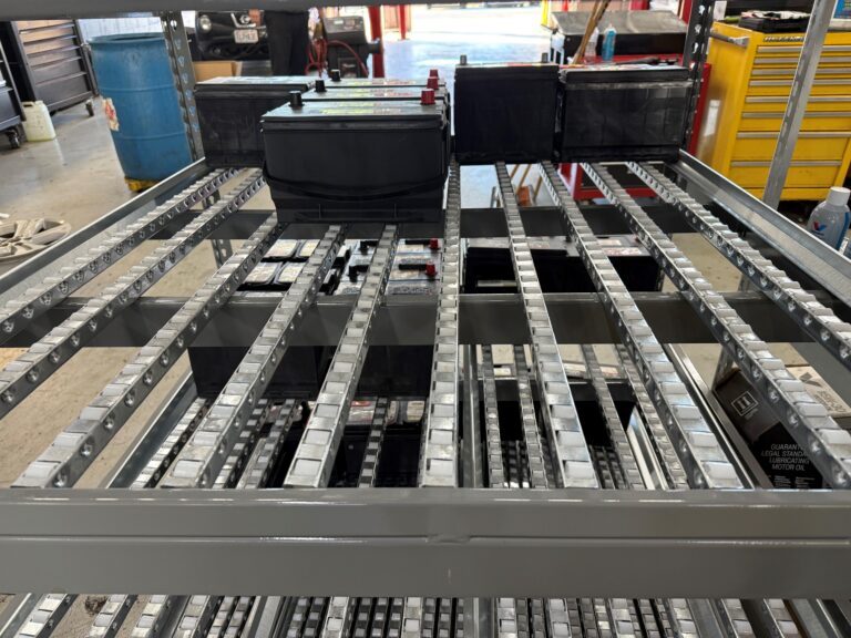 Automotive Battery Storage Racks | Car Battery Racking
