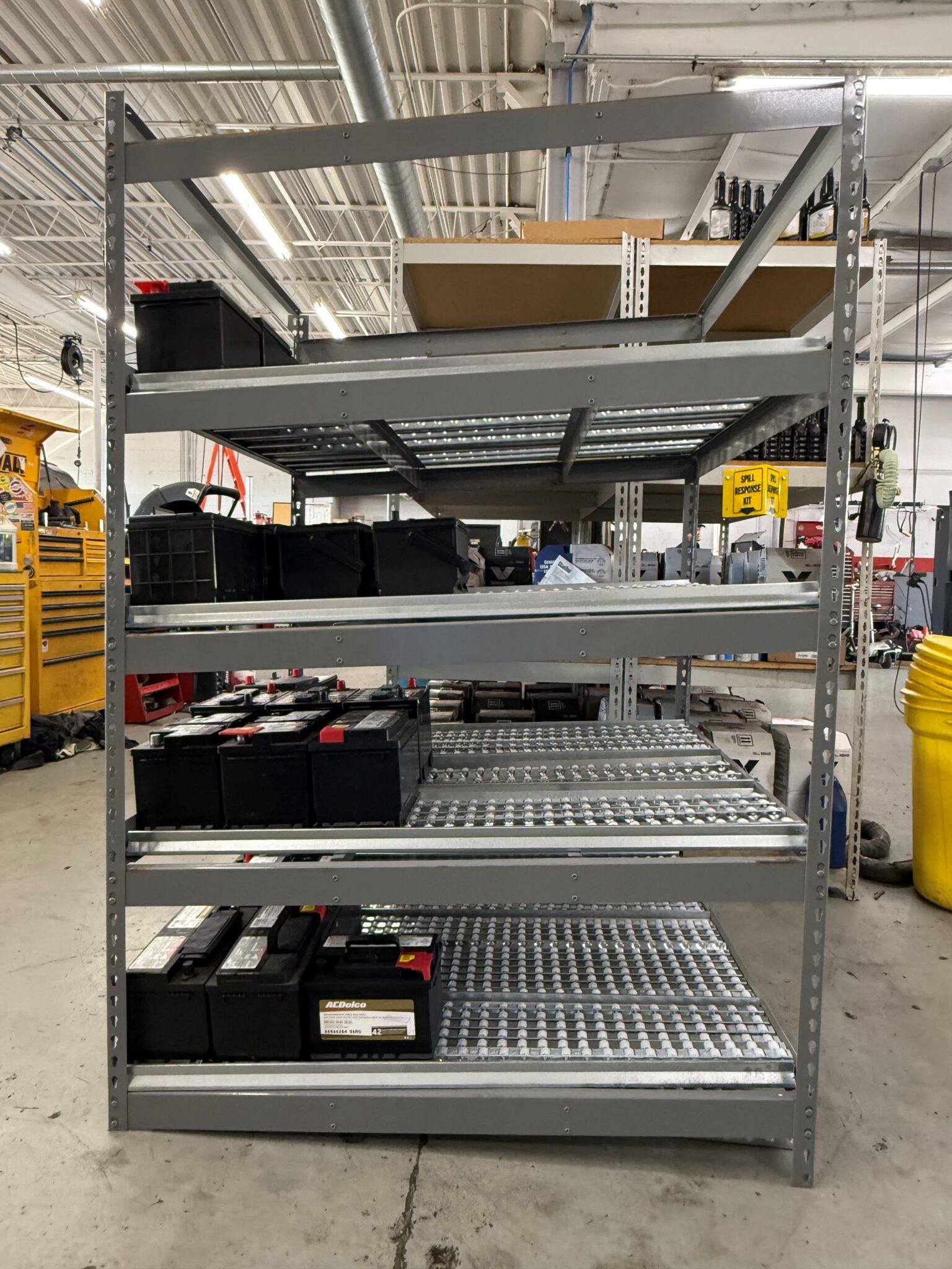 Automotive Battery Storage Racks | Car Battery Racking
