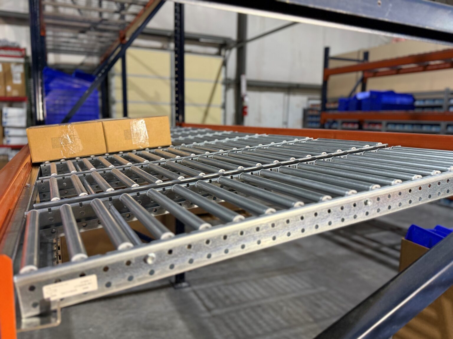 Gravity Flow Rack in Warehouses | Gravity Flow Racking System