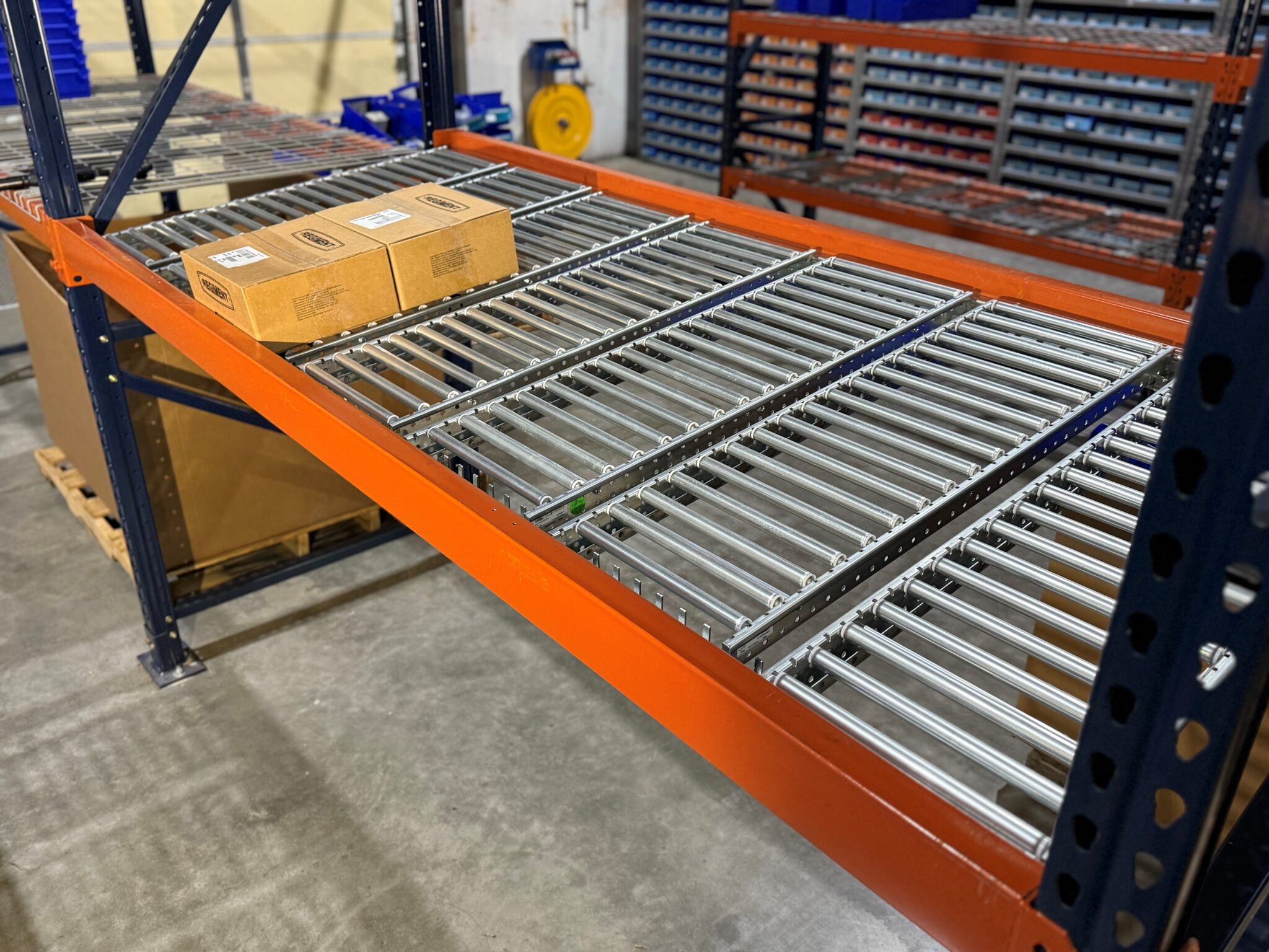 Gravity Flow Rack in Warehouses | Gravity Flow Racking System