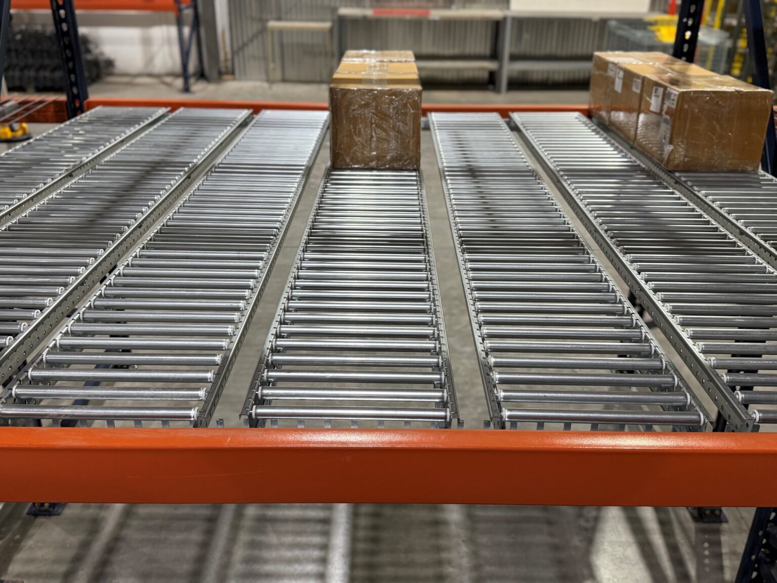 Gravity Flow Rack in Warehouses | Gravity Flow Racking System