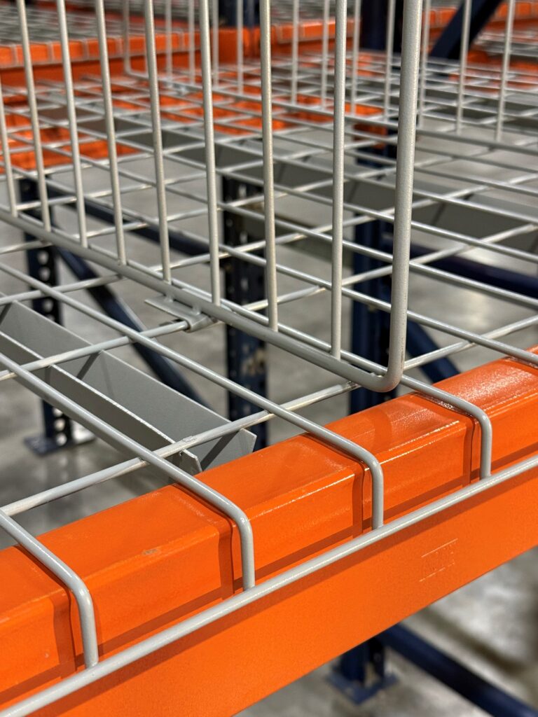 Warehouse Rack Vertical Wire Shelf Dividers | rackandshelf.com