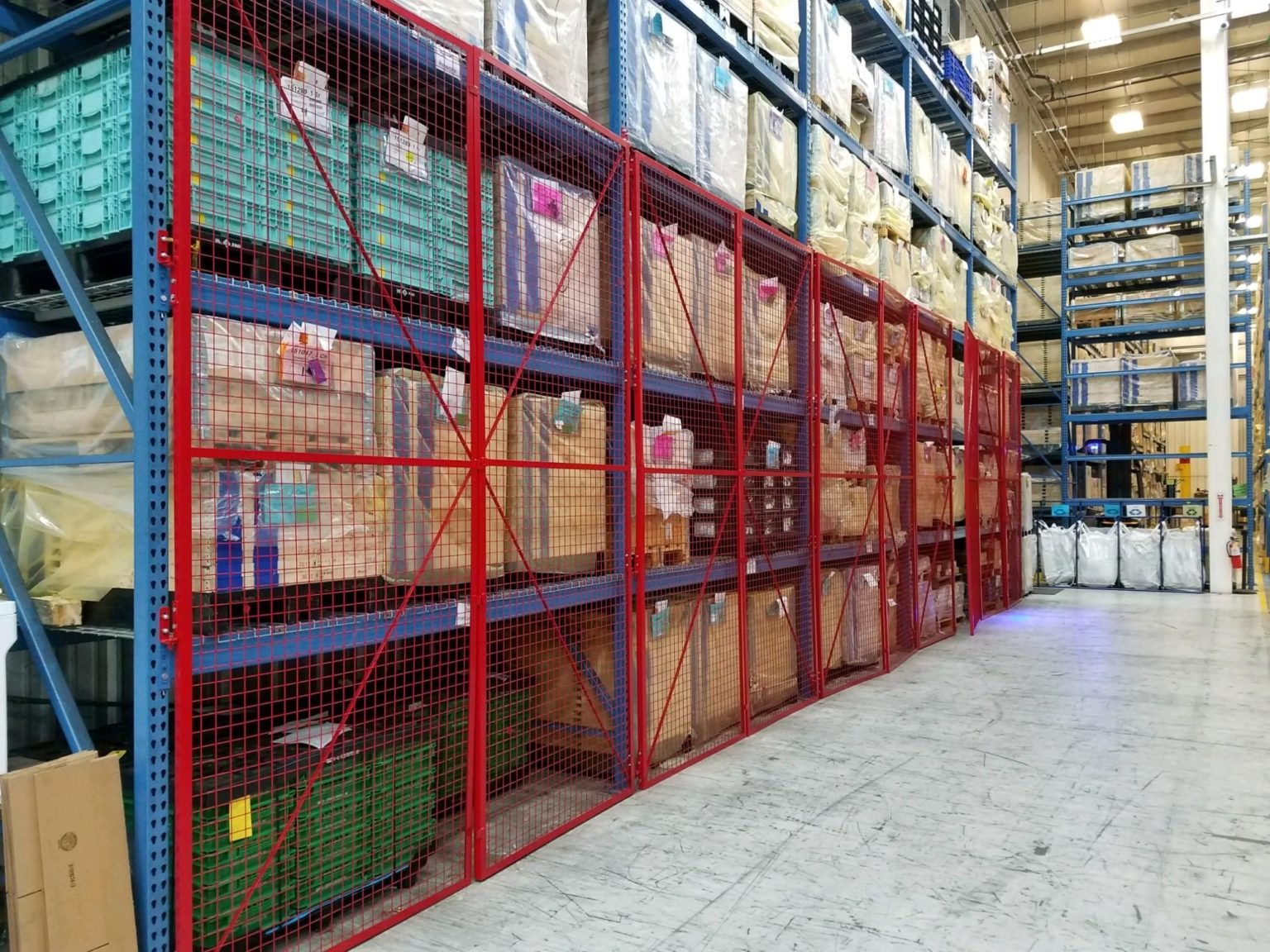 Pallet Rack Enclosures & Gates | Pallet Rack Security Cages