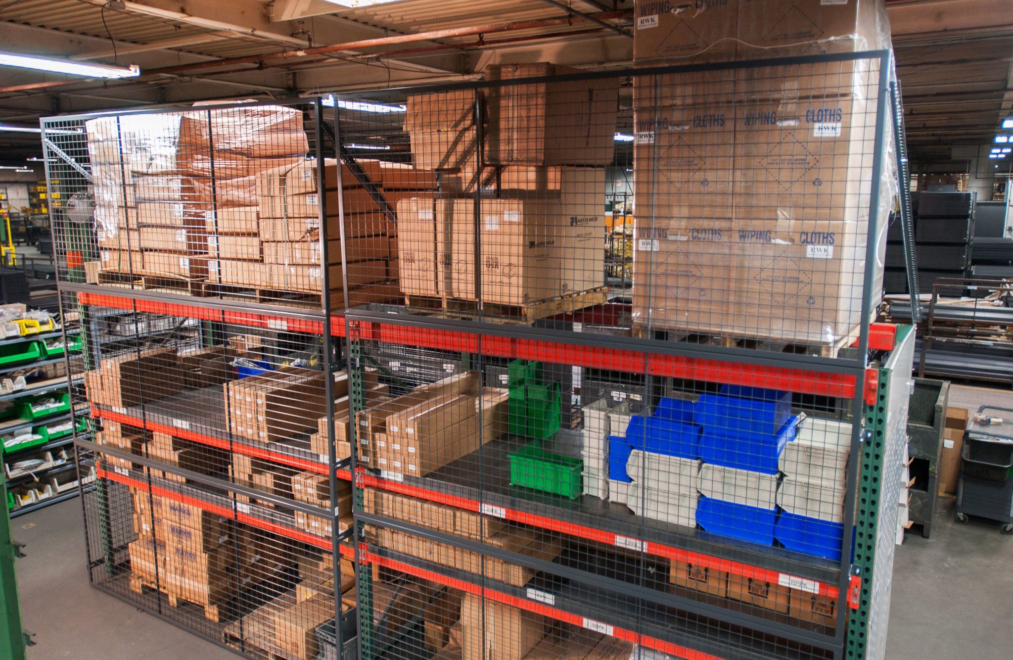 Pallet Rack Back Guard | Pallet Rack Wire Mesh Back Panels