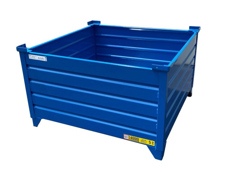 Corrugated Steel Containers | Corrugated Metal Bins