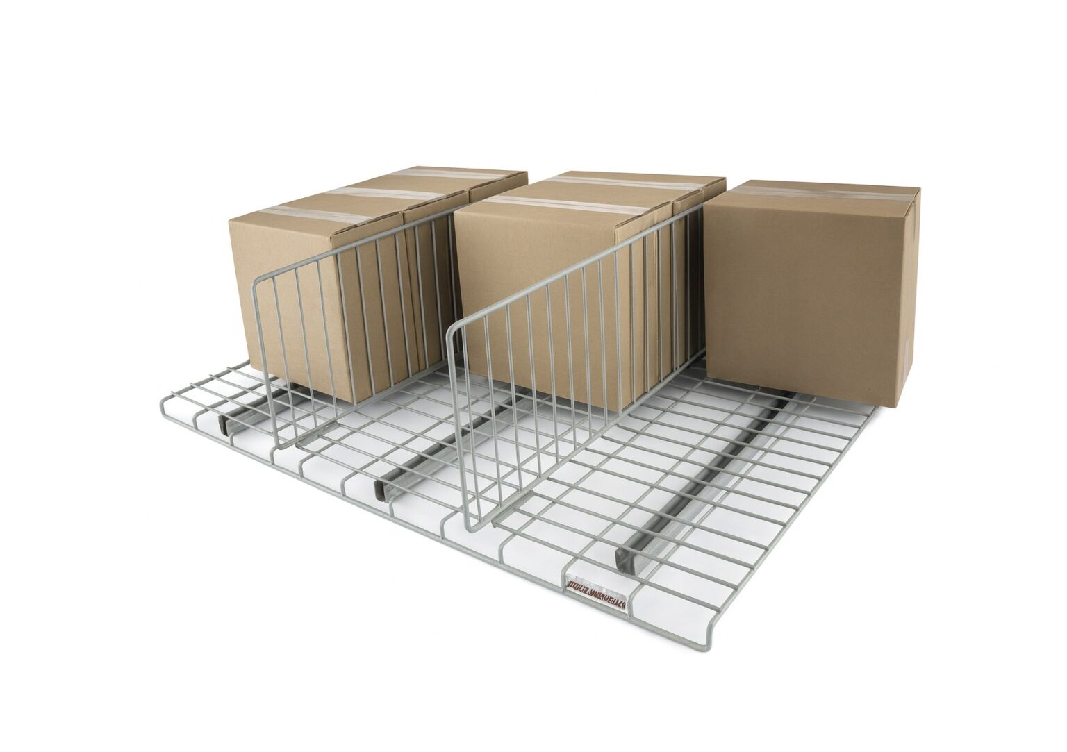 Warehouse Rack Vertical Wire Shelf Dividers | rackandshelf.com