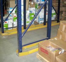 Forklift Guide Rail System | Metal Bumper Rails for Racks