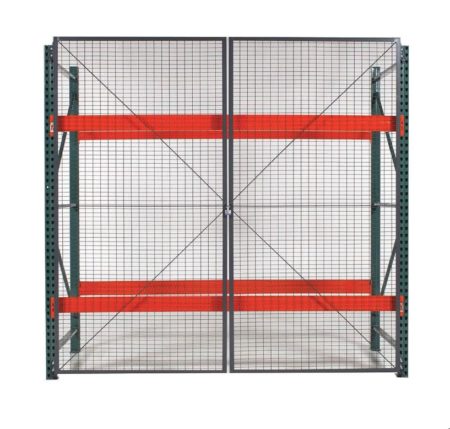 Pallet Rack Gates | Pallet Rack Security Cages