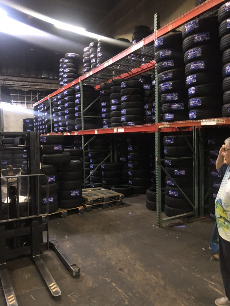 Industrial Tire Racks Online | Teardrop Pallet Racking