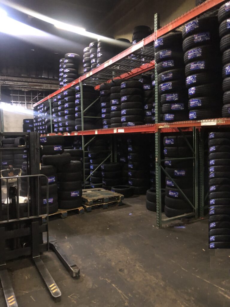 Industrial Tire Racks Online | Teardrop Pallet Racking