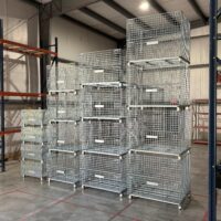 Wire Containers | Collapsible & Folding Wire Containers