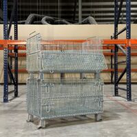 Wire Containers | Collapsible & Folding Wire Containers