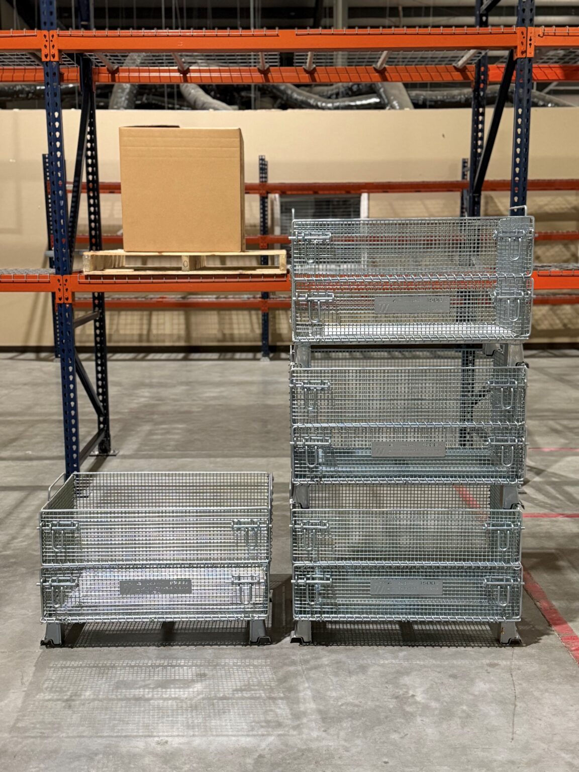 Wire Containers | Collapsible & Folding Wire Containers