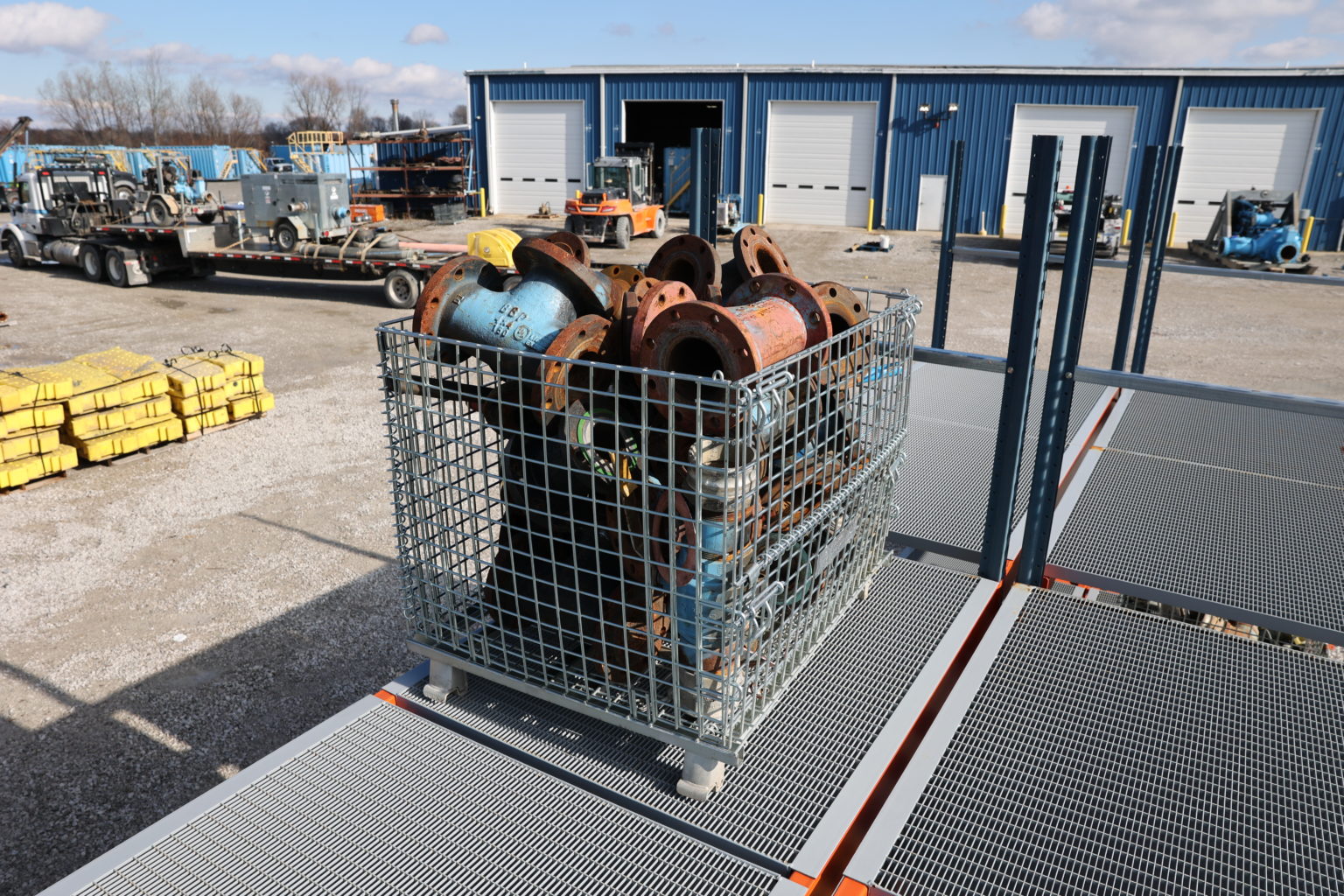 Bar Grate Pallet Rack Decking for Safe Wire Container Storage