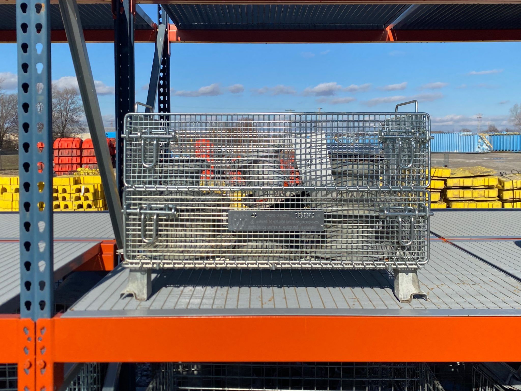 Bar Grate Pallet Rack Decking for Safe Wire Container Storage
