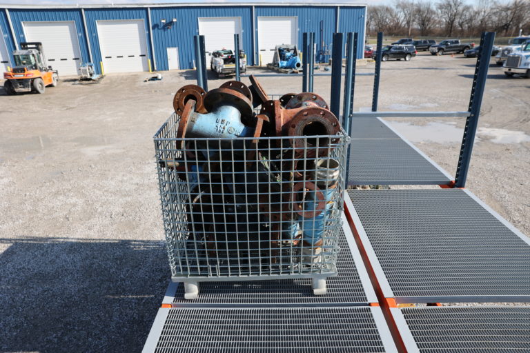Bar Grate Pallet Rack Decking for Safe Wire Container Storage