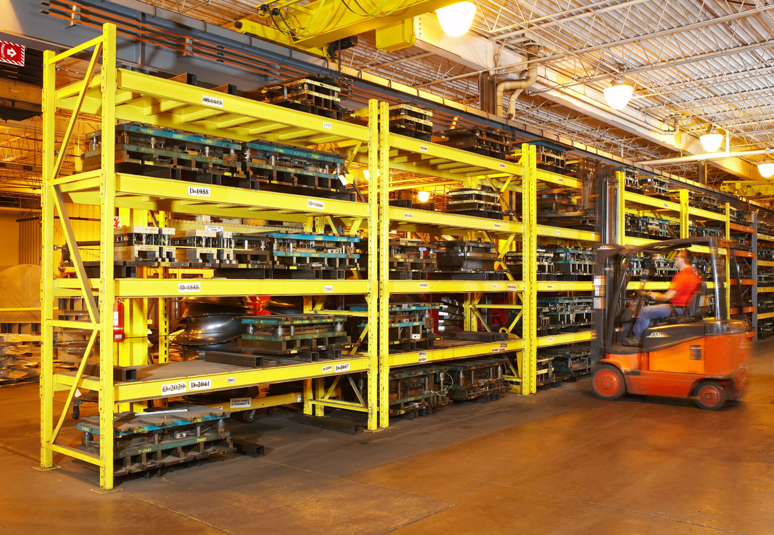 SK4000 Heavy Duty Structural I-Beam Tool and Die Racks