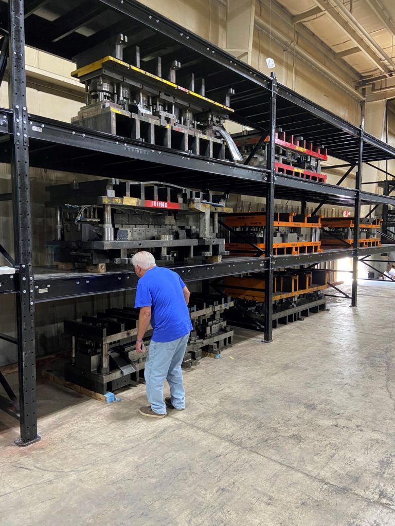 Tool, Die & Mold Storage Racks with Heavy Duty Structural Steel