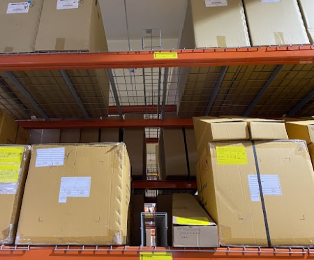 Pallet Rack Flue Spacer Dividers | rackandshelf.com