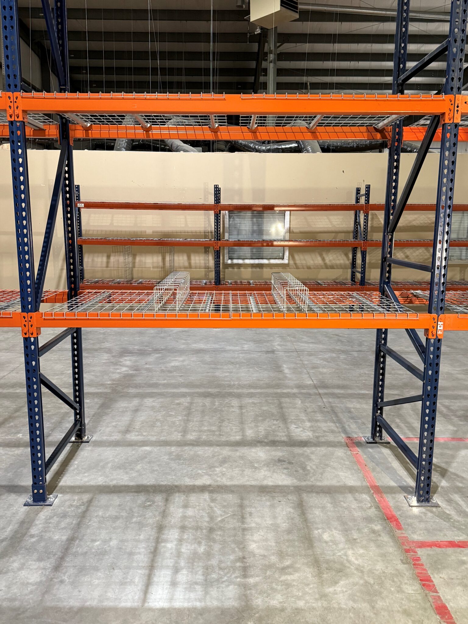 Pallet Rack Flue Space Dividers - Warehouse Racking Shelf Dividers
