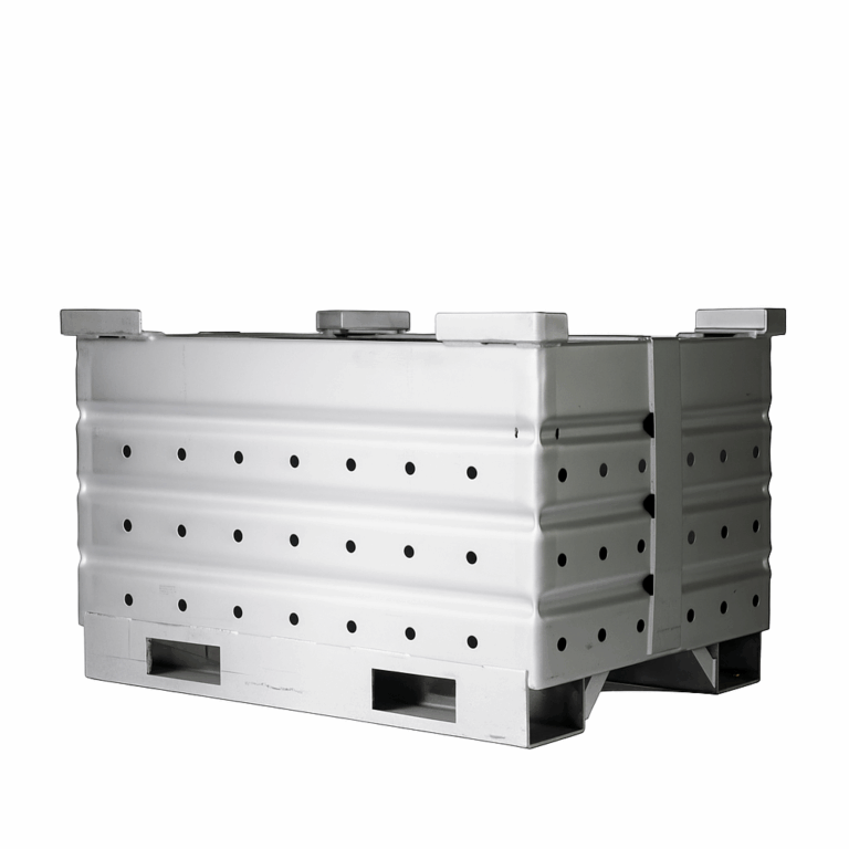 Heavy Duty Corrugated Metal Box | Steel Foundry Box