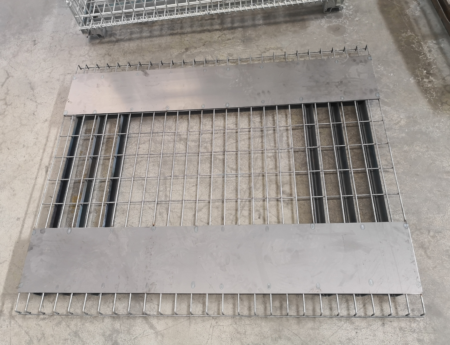Heavy Duty Rack Wire Decking with Steel Top Plate