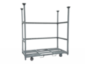 Stackable Window & Door Transport Pallet Racks with Casters