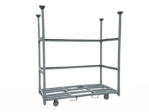 Stackable Window & Door Transport Pallet Racks with Casters