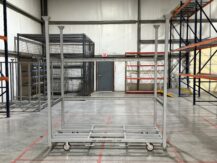 Stackable Window & Door Transport Pallet Racks with Casters