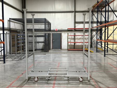 Stackable Window & Door Transport Pallet Racks with Casters