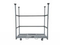 Stackable Window & Door Transport Pallet Racks with Casters