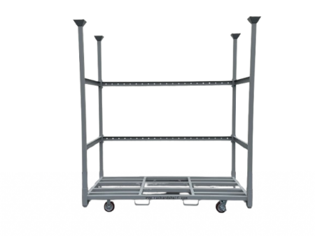 Stackable Window & Door Transport Pallet Racks with Casters