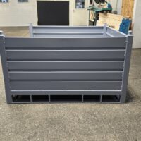 3-Sided Storage Bins | Open-Sided Container with Side Panel
