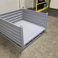 3-Sided Storage Bins | Open-Sided Container with Side Panel