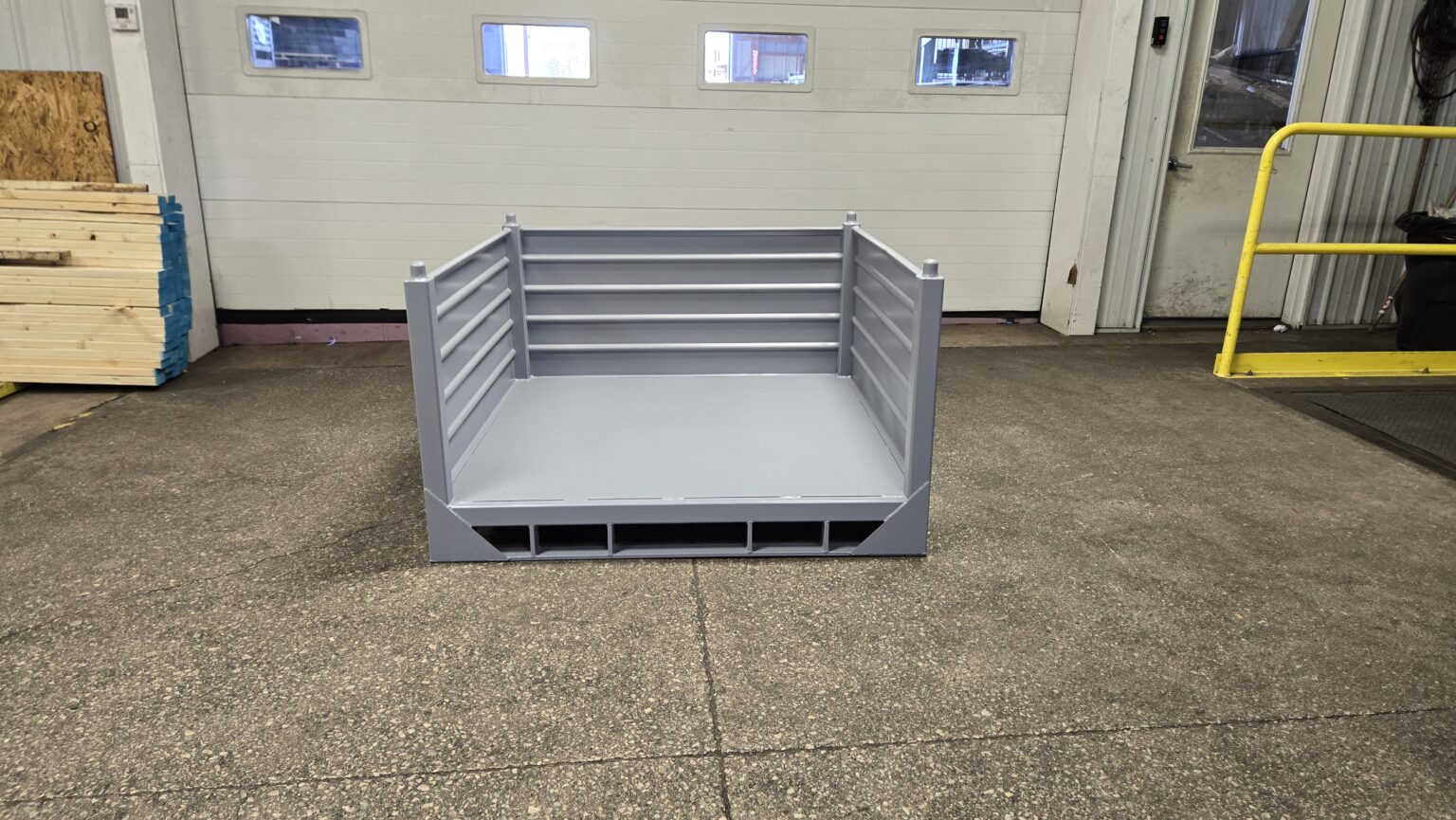 3-Sided Storage Bins | Open-Sided Container with Side Panel