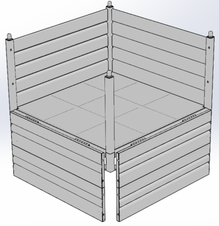 Customized Corrugated Metal Shipping Containers