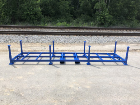 Pipe Transport Racks with Removable Pipe Corner Posts