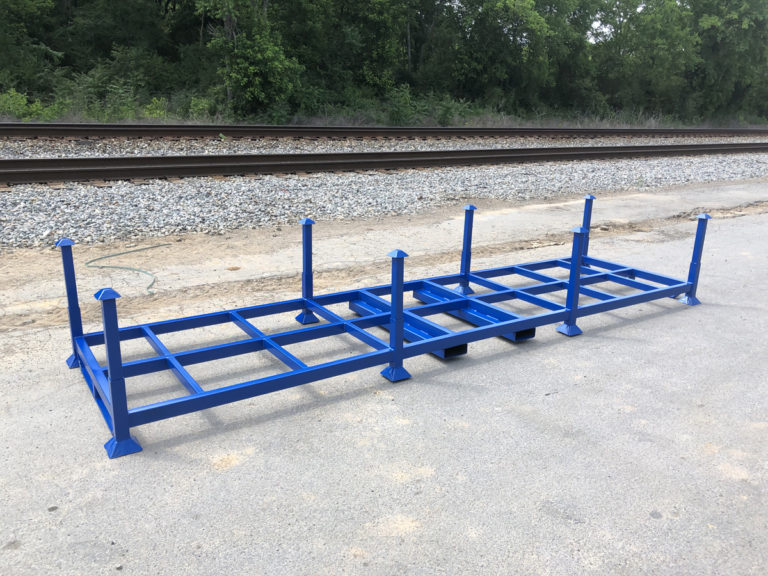 Pipe Transport Racks With Removable Pipe Corner Posts